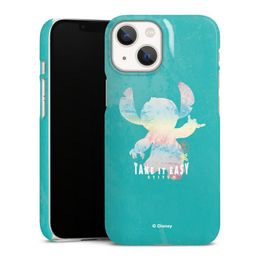 DeinDesign iPhone 13 Mini Handy Premium Case Smartphone Handyh&uuml;lle Schutzh&uuml;lle gl&auml;nzend Lilo & Stitch Official Licensed Product Disney Premium Case