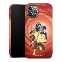 DeinDesign iPhone 12 Pro Max Handy Premium Case Smartphone Handyh&uuml;lle Schutzh&uuml;lle matt Sasuke Sakura Naruto Shippuden Premium Case