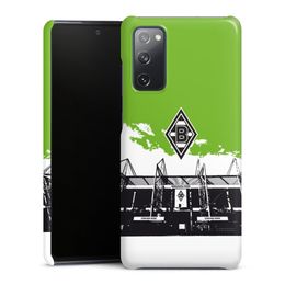 DeinDesign Galaxy S20 FE Handy Premium Case Smartphone Handyh&uuml;lle Schutzh&uuml;lle gl&auml;nzend Borussia M&ouml;nchengladbach Merchandise Stadium Premium Case