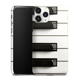 DeinDesign iPhone 11 Pro Handy Premium Case Smartphone Handyh&uuml;lle Schutzh&uuml;lle gl&auml;nzend Piano Music Klavier Premium Case