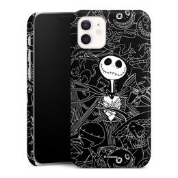 DeinDesign iPhone 12 mini Handy Premium Case Smartphone Handyh&uuml;lle Schutzh&uuml;lle gl&auml;nzend Disney Nightmare Before Christmas Halloween Premium Case