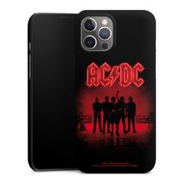 DeinDesign iPhone 12 Pro Max Handy Premium Case Smartphone Handyh&uuml;lle Schutzh&uuml;lle matt Band Acdc Official Licensed Product Premium Case