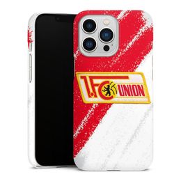 DeinDesign iPhone 13 Pro Handy Premium Case Smartphone Handyh&uuml;lle Schutzh&uuml;lle matt 1. Fc Union Berlin Logo Official Licensed Product Premium Case