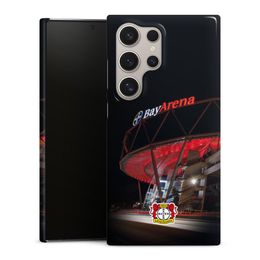 DeinDesign Galaxy S24 Ultra Handy Premium Case Smartphone Handyh&uuml;lle Schutzh&uuml;lle gl&auml;nzend Official Licensed Product Bayer 04 Leverkusen Stadium Premium Case