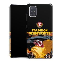 DeinDesign Galaxy A51 Handy Premium Case Smartphone Handyh&uuml;lle Schutzh&uuml;lle gl&auml;nzend Sgd Sg Dynamo Dresden Merchandise Premium Case