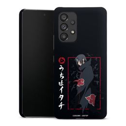 DeinDesign Galaxy A53 5G Handy Premium Case Smartphone Handyh&uuml;lle Schutzh&uuml;lle matt Itachi Uchiha Official Licensed Product Naruto Shippuden Premium Case
