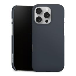 DeinDesign iPhone 16 Pro Handy Premium Case Smartphone Handyh&uuml;lle Schutzh&uuml;lle matt Anthracite Grey Unicoloured Premium Case