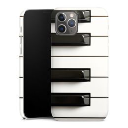DeinDesign iPhone 12 Pro Handy Premium Case Smartphone Handyh&uuml;lle Schutzh&uuml;lle gl&auml;nzend Klavier Music Piano Premium Case