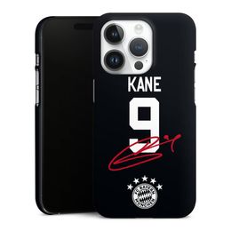 DeinDesign iPhone 14 Pro Handy Premium Case Smartphone Handyh&uuml;lle Schutzh&uuml;lle matt Fc Bayern M&uuml;nchen Harry Kane Jersey Premium Case