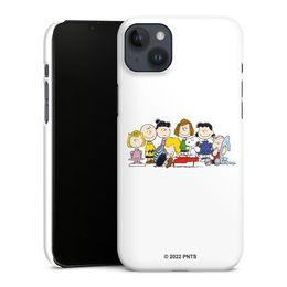 DeinDesign iPhone 14 Plus Handy Premium Case Smartphone Handyh&uuml;lle Schutzh&uuml;lle gl&auml;nzend Peanuts Kindheit Merchandise Premium Case