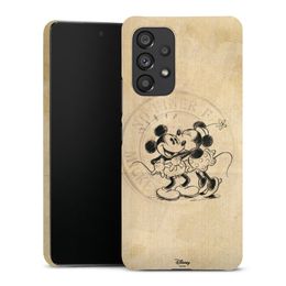 DeinDesign Galaxy A53 5G Handy Premium Case Smartphone Handyh&uuml;lle Schutzh&uuml;lle matt Vintage Minnie Mouse Mickey Mouse Premium Case