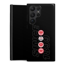 DeinDesign Galaxy S23 Ultra Handy Premium Case Smartphone Handyh&uuml;lle Schutzh&uuml;lle gl&auml;nzend Eagle Logo Eintracht Frankfurt Premium Case