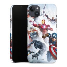DeinDesign iPhone 14 Plus Handy Premium Case Smartphone Handyh&uuml;lle Schutzh&uuml;lle gl&auml;nzend Marvel Avengers Official Licensed Product Premium Case