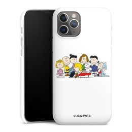 DeinDesign iPhone 12 Pro Handy Premium Case Smartphone Handyh&uuml;lle Schutzh&uuml;lle matt Peanuts Kindheit Merchandise Premium Case