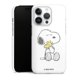 DeinDesign iPhone 14 Pro Handy Premium Case Smartphone Handyh&uuml;lle Schutzh&uuml;lle matt Snoopy Love Peanuts Premium Case