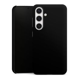 DeinDesign Galaxy S24 Handy Premium Case Smartphone Handyh&uuml;lle Schutzh&uuml;lle matt Colour Black Unicoloured Premium Case