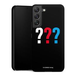 DeinDesign Galaxy S22 Handy Premium Case Smartphone Handyh&uuml;lle Schutzh&uuml;lle matt Official Licensed Product Die Drei ??? Logo Premium Case