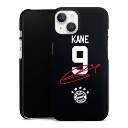 DeinDesign iPhone 14 Handy Premium Case Smartphone Handyh&uuml;lle Schutzh&uuml;lle matt Fc Bayern M&uuml;nchen Harry Kane Jersey Premium Case