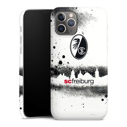 DeinDesign iPhone 12 Pro Handy Premium Case Smartphone Handyh&uuml;lle Schutzh&uuml;lle matt Skyline Sc Freiburg Logo Premium Case