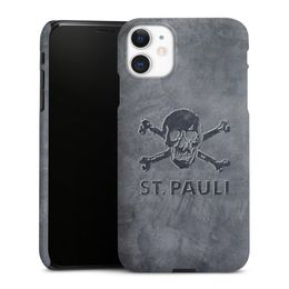DeinDesign iPhone 11 Handy Premium Case Smartphone Handyh&uuml;lle Schutzh&uuml;lle matt Concrete Logo Fc St. Pauli Premium Case