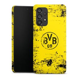 DeinDesign Galaxy A53 5G Handy Premium Case Smartphone Handyh&uuml;lle Schutzh&uuml;lle matt Bvb Borussia Dortmund Official Licensed Product Premium Case