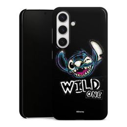 DeinDesign Galaxy S24 Handy Premium Case Smartphone Handyh&uuml;lle Schutzh&uuml;lle gl&auml;nzend Lilo & Stitch Disney Official Licensed Product Premium Case