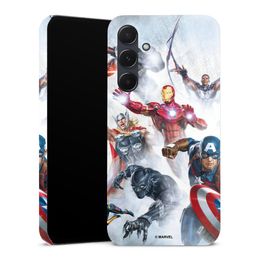 DeinDesign Galaxy A55 5G Handy Premium Case Smartphone Handyh&uuml;lle Schutzh&uuml;lle matt Marvel Avengers Official Licensed Product Premium Case