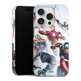 DeinDesign iPhone 15 Pro Handy Premium Case Smartphone Handyh&uuml;lle Schutzh&uuml;lle matt Marvel Avengers Official Licensed Product Premium Case