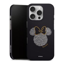 DeinDesign iPhone 16 Pro Handy Premium Case Smartphone Handyh&uuml;lle Schutzh&uuml;lle matt Minnie Mouse Muster Disney Premium Case