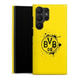 DeinDesign Galaxy S23 Ultra Handy Premium Case Smartphone Handyh&uuml;lle Schutzh&uuml;lle gl&auml;nzend Official Licensed Product Bvb Borussia Dortmund Premium Case