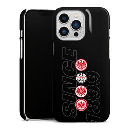 DeinDesign iPhone 13 Pro Handy Premium Case Smartphone Handyh&uuml;lle Schutzh&uuml;lle gl&auml;nzend Eagle Logo Eintracht Frankfurt Premium Case