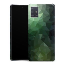 DeinDesign Galaxy A51 Handy Premium Case Smartphone Handyh&uuml;lle Schutzh&uuml;lle gl&auml;nzend Tarnmuster Geometric Mosaic Premium Case