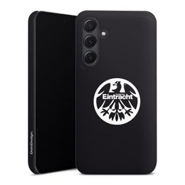 DeinDesign Galaxy A35 5G Handy Premium Case Smartphone Handyh&uuml;lle Schutzh&uuml;lle matt Logo Eintracht Frankfurt Eagle Premium Case
