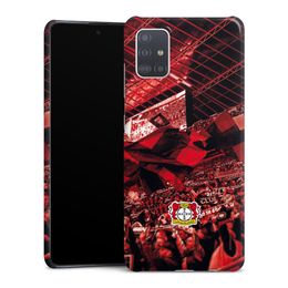 DeinDesign Galaxy A51 Handy Premium Case Smartphone Handyh&uuml;lle Schutzh&uuml;lle gl&auml;nzend Merchandise Official Licensed Product Bayer 04 Leverkusen Premium Case
