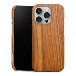 DeinDesign iPhone 16 Pro Handy Premium Case Smartphone Handyh&uuml;lle Schutzh&uuml;lle matt Larch Wood Wooden Look Premium Case