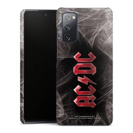 DeinDesign Galaxy S20 FE Handy Premium Case Smartphone Handyh&uuml;lle Schutzh&uuml;lle matt Acdc Merchandise Logo Premium Case
