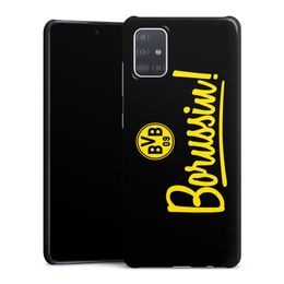 DeinDesign Galaxy A51 Handy Premium Case Smartphone Handyh&uuml;lle Schutzh&uuml;lle gl&auml;nzend Borussia Dortmund Bvb Soccer Premium Case