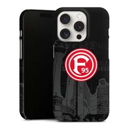 DeinDesign iPhone 15 Pro Handy Premium Case Smartphone Handyh&uuml;lle Schutzh&uuml;lle matt Official Licensed Product Logo Fortuna D&uuml;sseldorf Premium Case