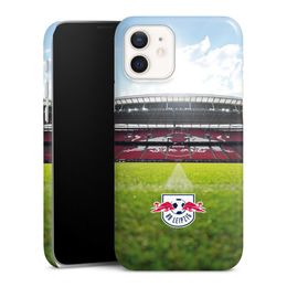 DeinDesign iPhone 12 Handy Premium Case Smartphone Handyh&uuml;lle Schutzh&uuml;lle gl&auml;nzend Official Licensed Product Stadium Rb Leipzig Premium Case