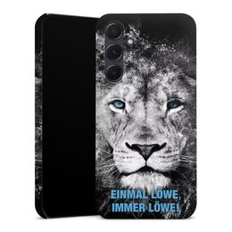 DeinDesign Galaxy A55 5G Handy Premium Case Smartphone Handyh&uuml;lle Schutzh&uuml;lle matt Official Licensed Product Tsv 1860 M&uuml;nchen Lion Premium Case
