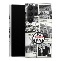 DeinDesign Galaxy S23 Ultra Handy Premium Case Smartphone Handyh&uuml;lle Schutzh&uuml;lle matt Retro Official Licensed Product Eintracht Frankfurt Premium Case