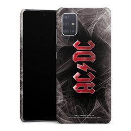 DeinDesign Galaxy A51 Handy Premium Case Smartphone Handyh&uuml;lle Schutzh&uuml;lle gl&auml;nzend Merchandise Acdc Logo Premium Case