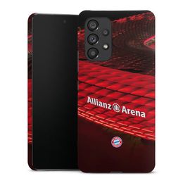 DeinDesign Galaxy A53 5G Handy Premium Case Smartphone Handyh&uuml;lle Schutzh&uuml;lle matt Fcb Stadium Fc Bayern M&uuml;nchen Premium Case