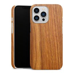 DeinDesign iPhone 13 Pro Handy Premium Case Smartphone Handyh&uuml;lle Schutzh&uuml;lle matt Larch Wood Wooden Look Premium Case