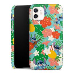 DeinDesign iPhone 12 mini Handy Premium Case Smartphone Handyh&uuml;lle Schutzh&uuml;lle gl&auml;nzend Lilo & Stitch Movie Disney Premium Case