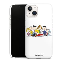 DeinDesign iPhone 14 Handy Premium Case Smartphone Handyh&uuml;lle Schutzh&uuml;lle matt Peanuts Kindheit Merchandise Premium Case