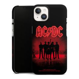 DeinDesign iPhone 14 Handy Premium Case Smartphone Handyh&uuml;lle Schutzh&uuml;lle matt Band Acdc Official Licensed Product Premium Case
