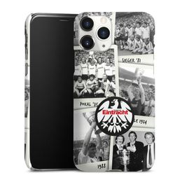 DeinDesign iPhone 11 Pro Handy Premium Case Smartphone Handyh&uuml;lle Schutzh&uuml;lle matt Retro Eintracht Frankfurt Official Licensed Product Premium Case
