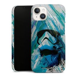 DeinDesign iPhone 14 Handy Premium Case Smartphone Handyh&uuml;lle Schutzh&uuml;lle matt Colourful Stormtrooper Star Wars Premium Case