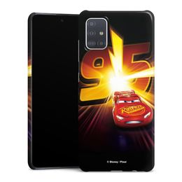DeinDesign Galaxy A51 Handy Premium Case Smartphone Handyh&uuml;lle Schutzh&uuml;lle gl&auml;nzend Official Licensed Product Cars Lightning Mcqueen 95 Premium Case